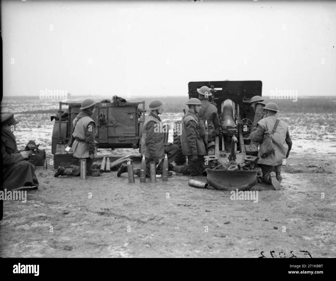 The British Army in France 1940 A 25-pdr of 361 Battery, 91st Field ...