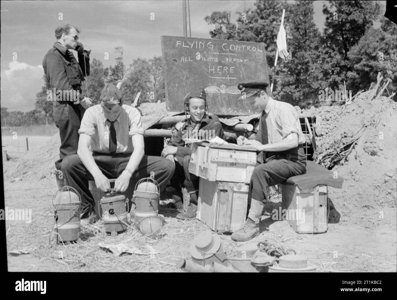 Royal Air Force- 2nd Tactical Air Force, 1943-1945. Flying control ...