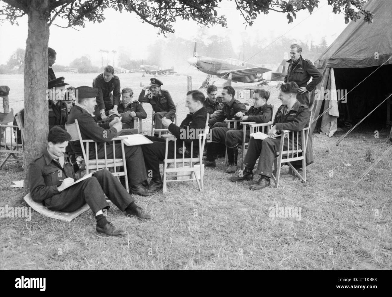 Royal Air Force- 2nd Tactical Air Force, 1943-1945. Pilots of No. 168 ...