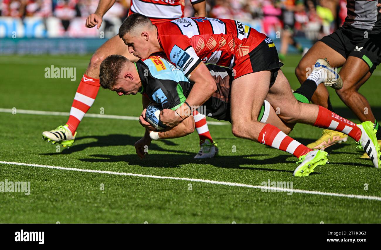 Kingsholm Stadium, Gloucester, Gloucestershire, UK. 14th Oct, 2023 ...