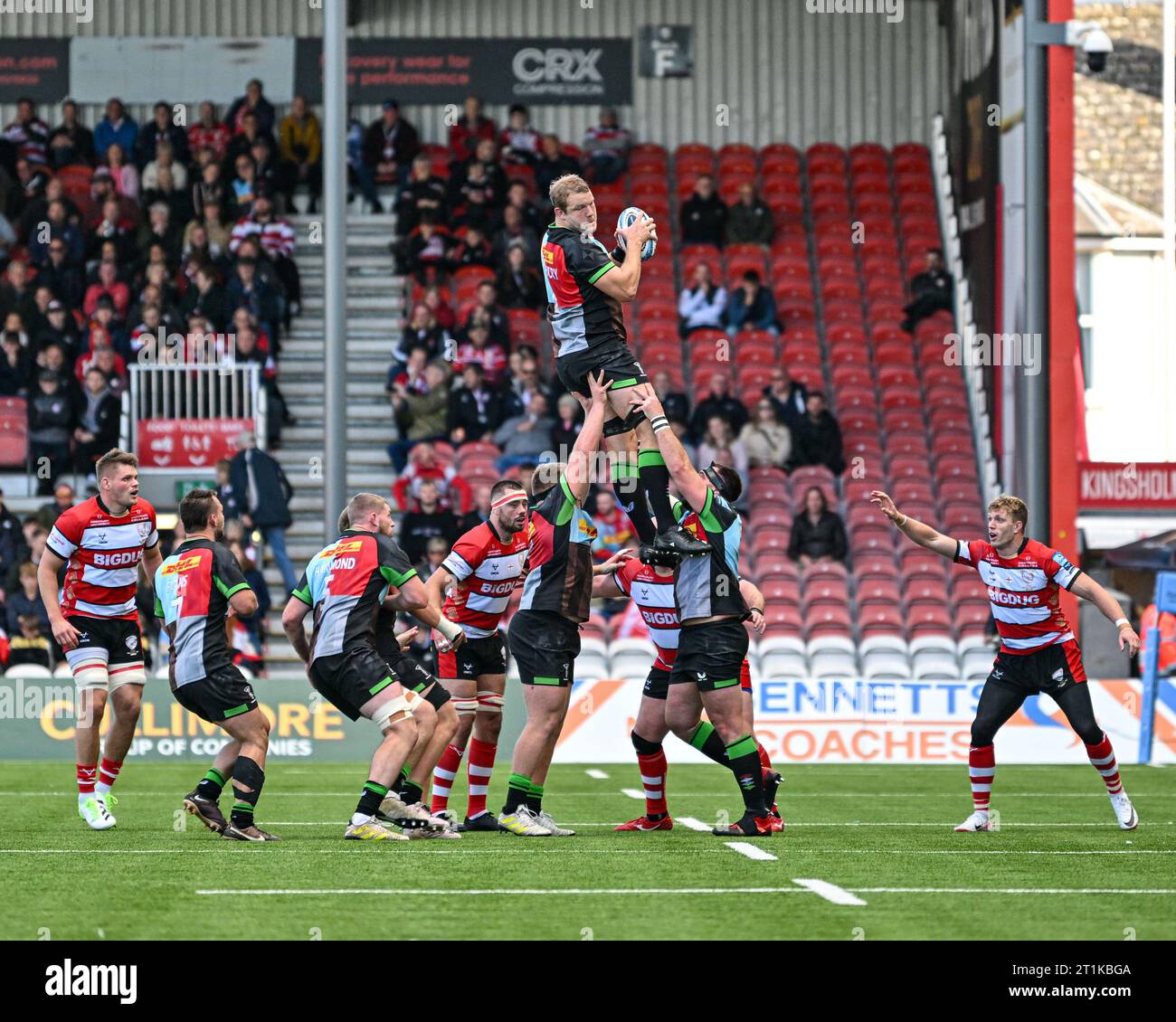Kingsholm Stadium, Gloucester, Gloucestershire, UK. 14th Oct, 2023 ...