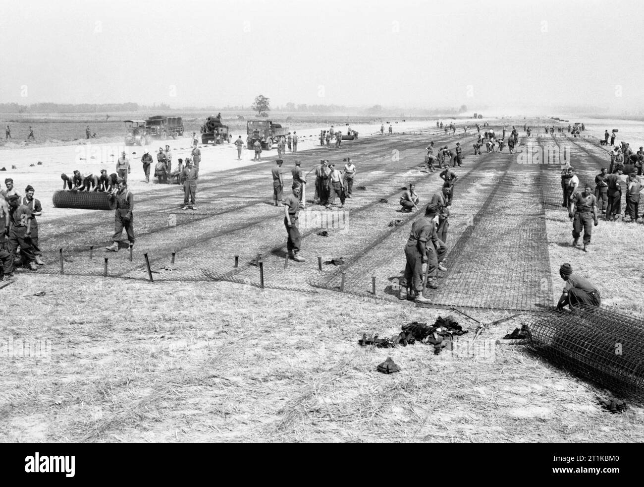 Royal Air Force- 2nd Tactical Air Force, 1943-1945. Square mesh type ...