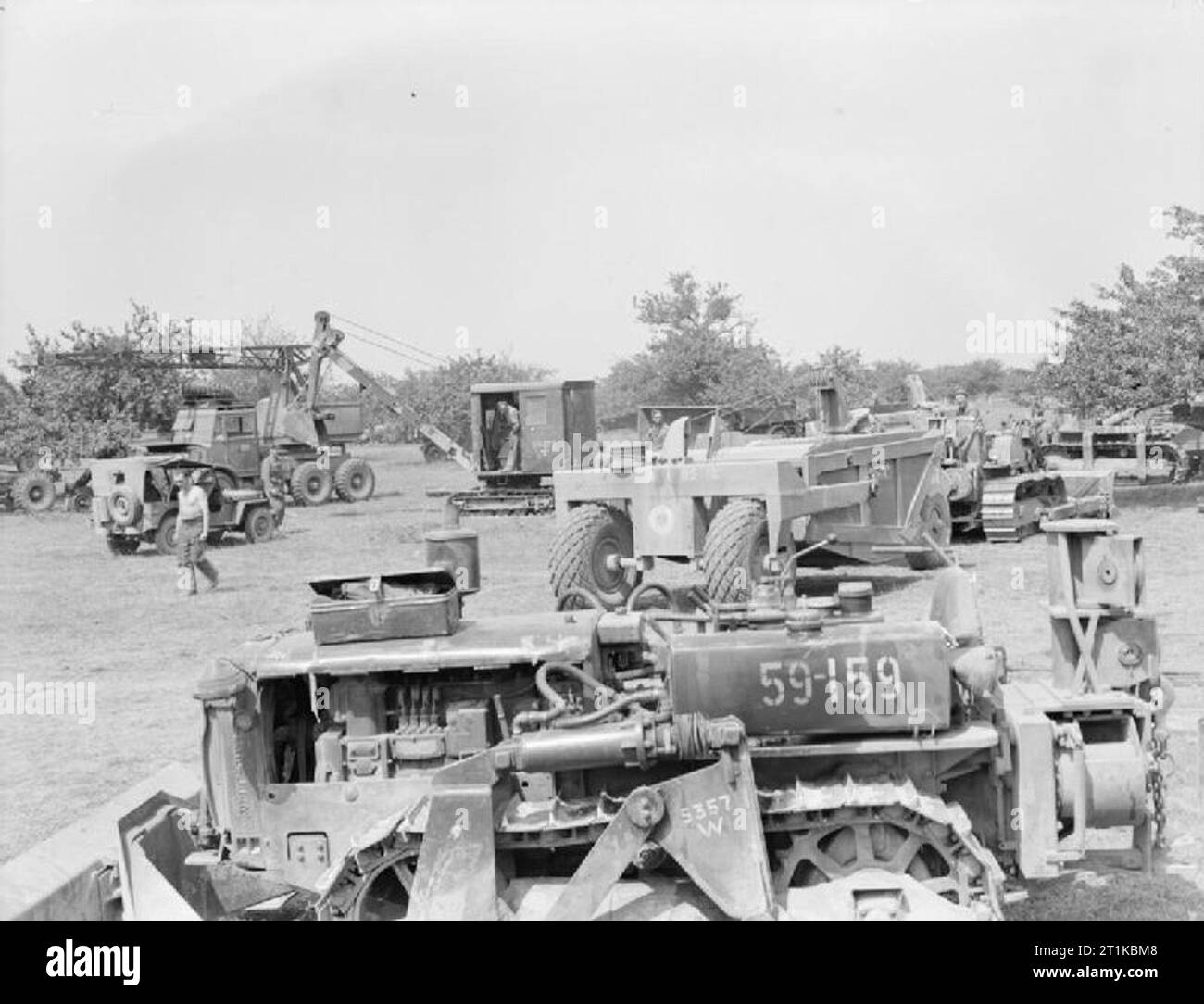 Royal Air Force- 2nd Tactical Air Force, 1943-1945. A corner of the ...