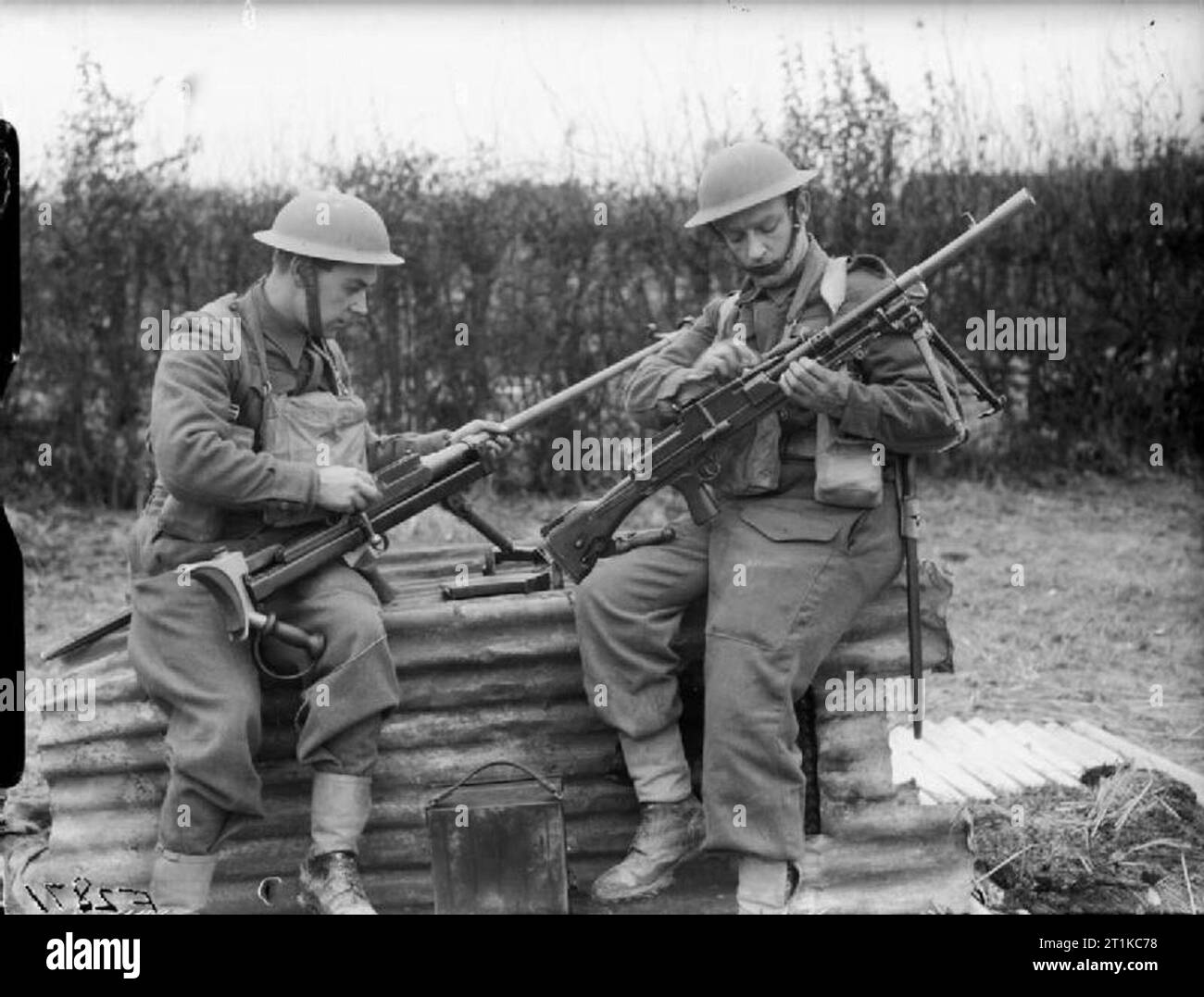 The British Army in France 1940 Troops from the 1st Border Regiment at ...