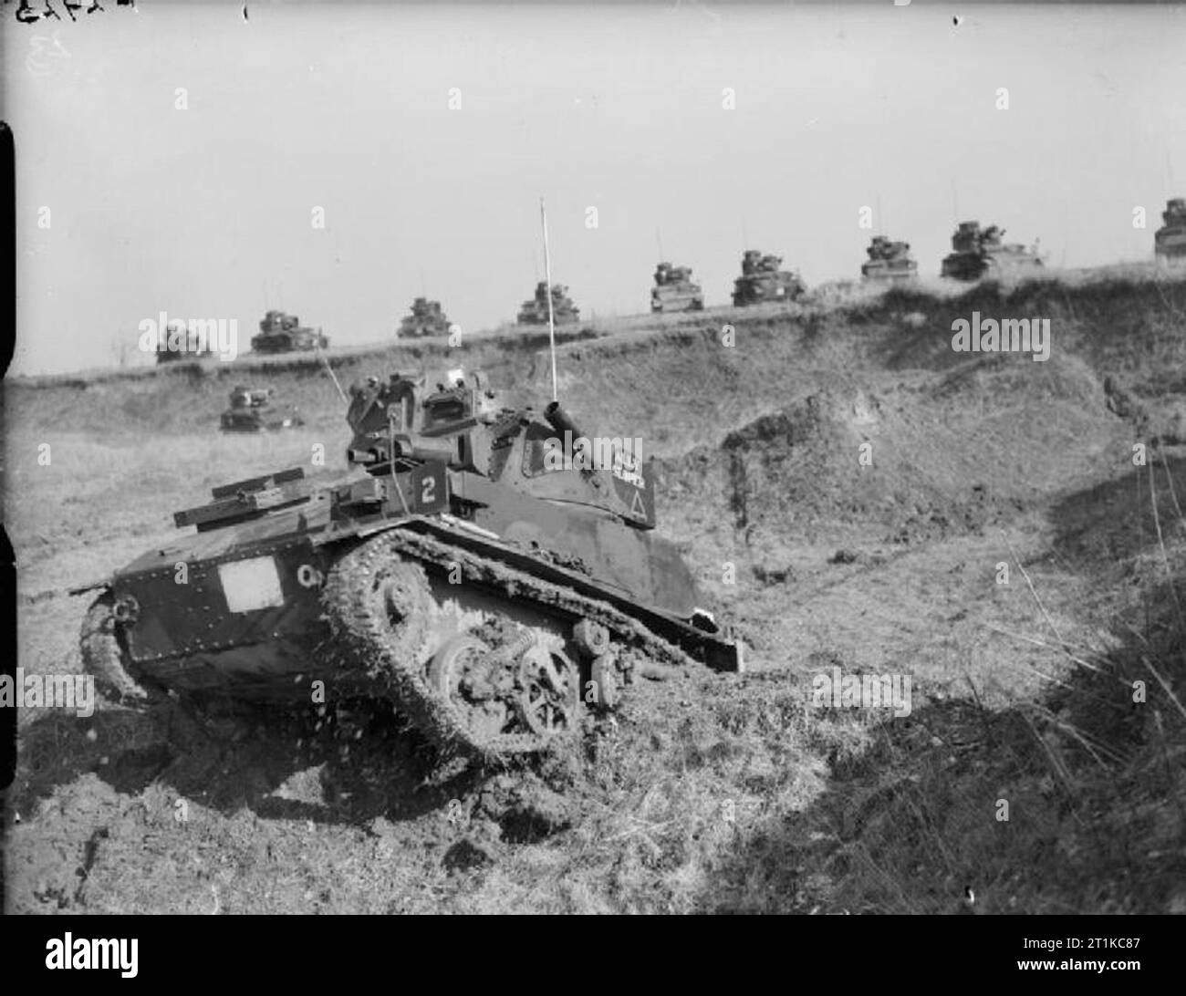 The British Army in France 1940 Light Tank Mk VIs of 4/7th Dragoon ...