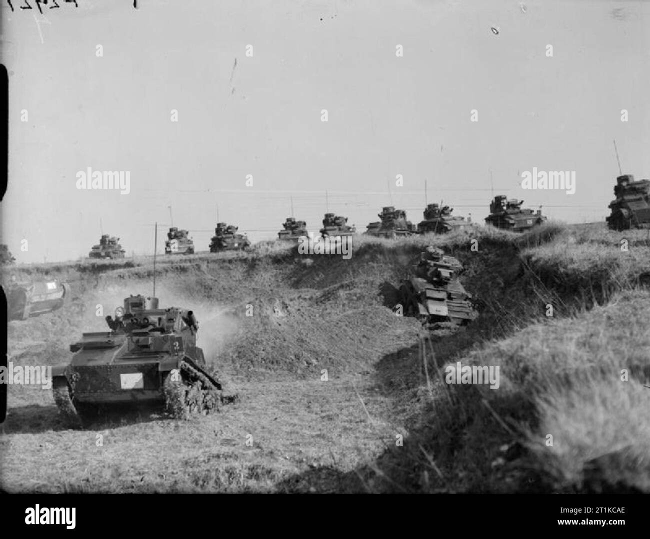 The British Army in France 1940 Light Tank Mk VIs of 4/7th Dragoon ...