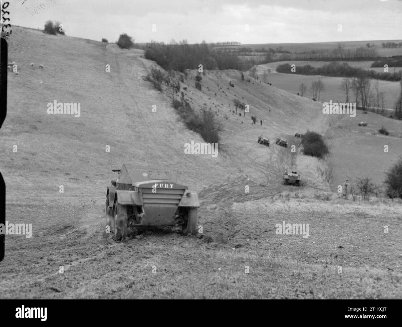 The British Army in France 1940 Daimler scout cars of 4th ...