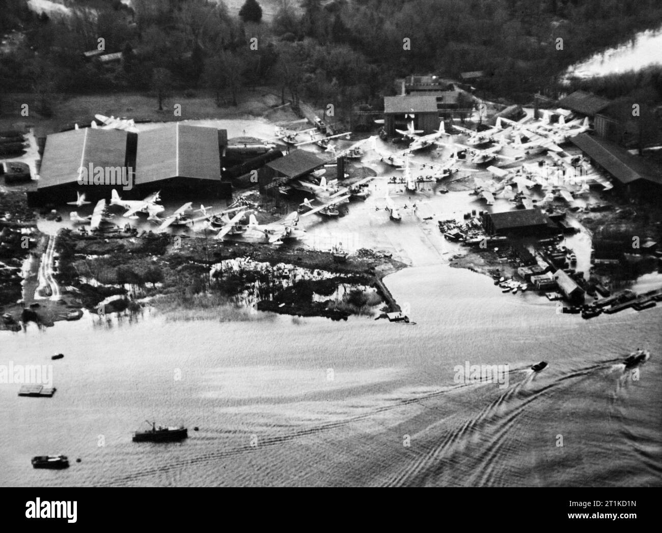 Sunderland and Catalina flying boats of RAF Coastal Command at Castle ...