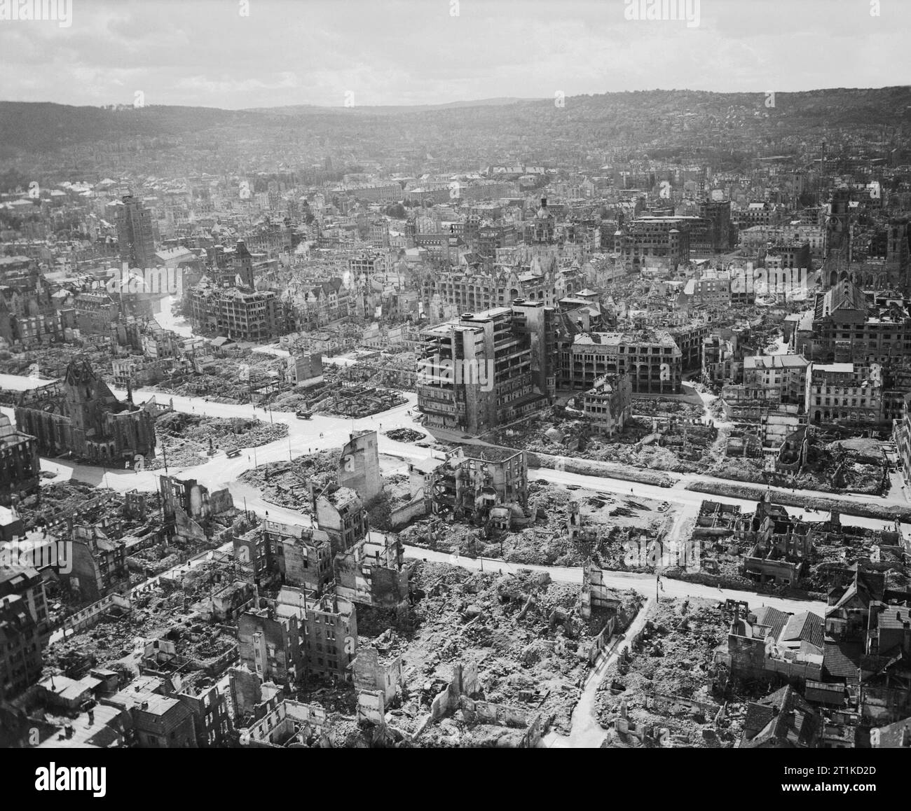 Royal Air Force Bomber Command, 1942-1945. Low-level aerial photograph ...
