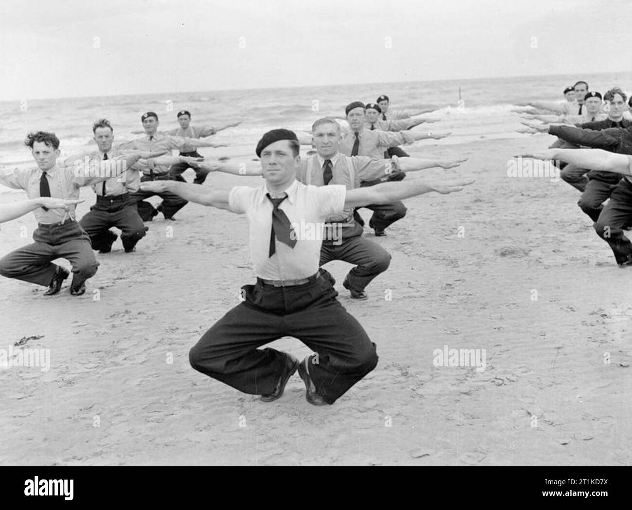 Raf physical training instructor Black and White Stock Photos & Images ...
