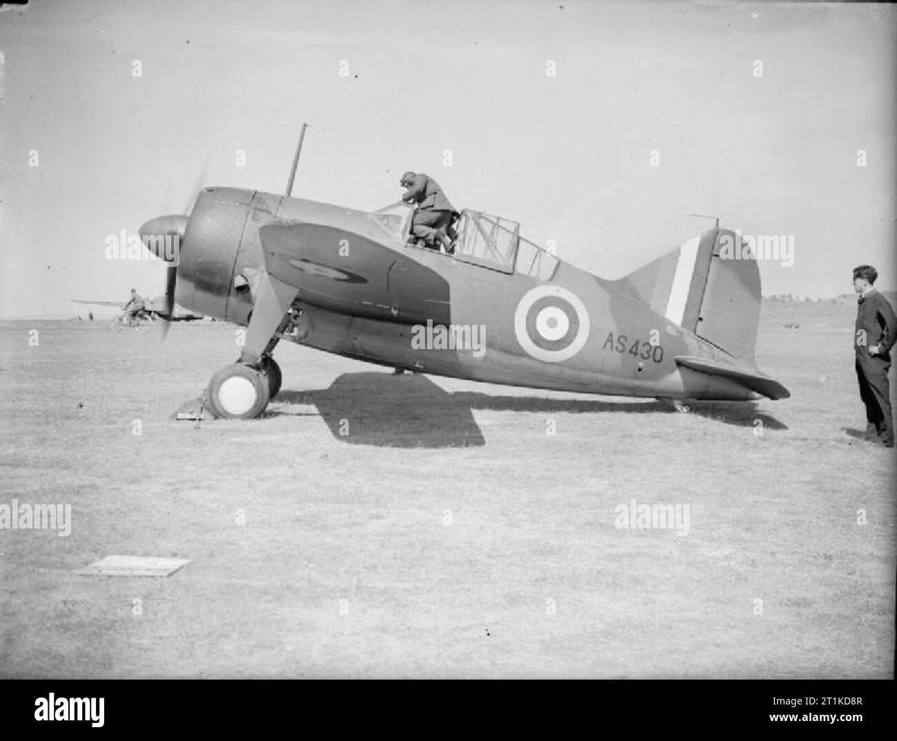 The Royal Air Force during the Second World War A pilot climbs into the ...