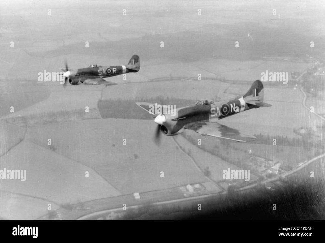 The Royal New Zealand Air Force in Britain, 1944 A Hawker Tempest V ...