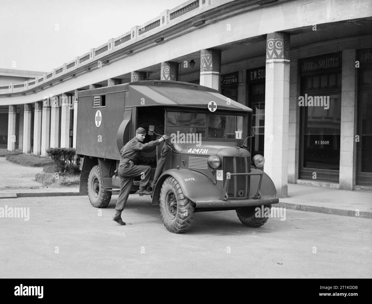 The British Army in France 1940 Austin K2 Ambulance, 9 May 1940 Stock ...