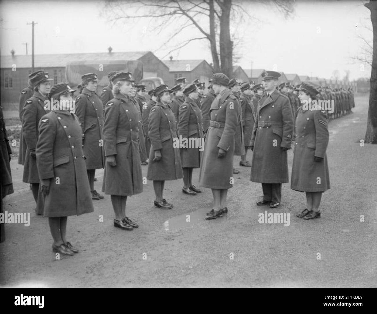 The Women's Auxiliary Air Force, 1939-1945. WAAF recruits, after being ...