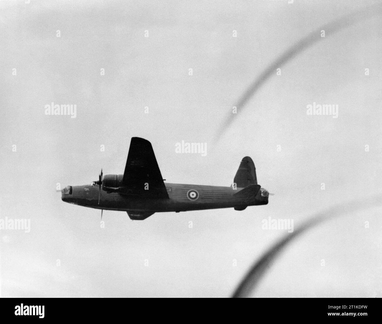 RAF Bomber Command Vickers Wellington Mk IA, L7779, 'LF-P' of No. No ...