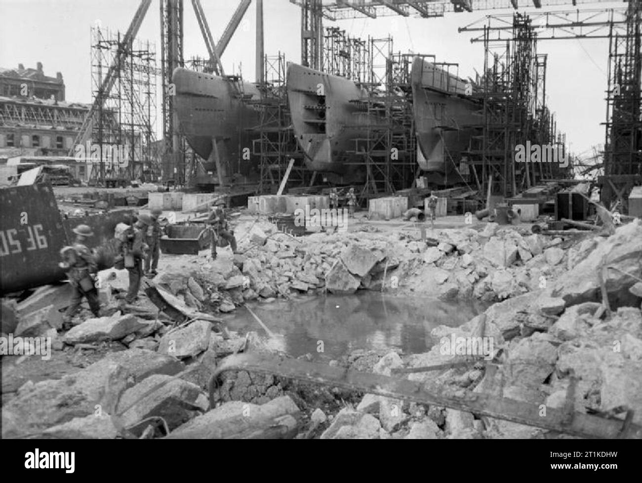 U-boat Warfare 1939-1945 U-boat Production: Three Type XXI submarines ...