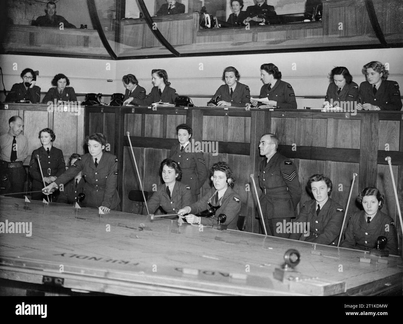 Plotters ww2 Black and White Stock Photos & Images - Alamy