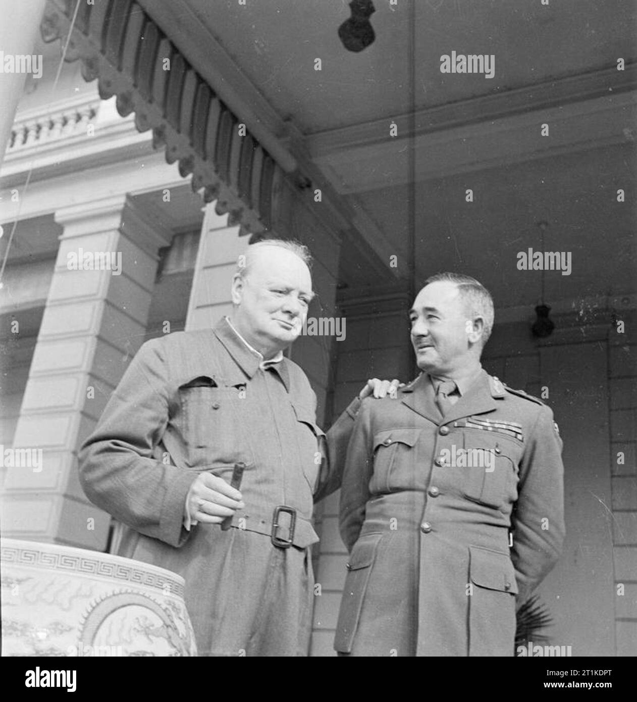 Winston Churchill during the Second World War in North Africa Winston ...