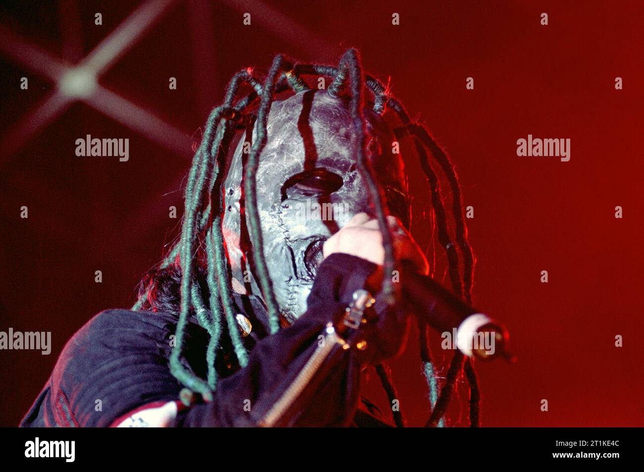 Milan Italy 2001-05-20: Corey Taylor singer of the Slipknot group ...