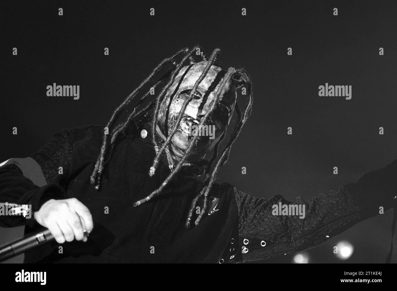 Milan Italy 2001-05-20: Corey Taylor singer of the Slipknot group ...