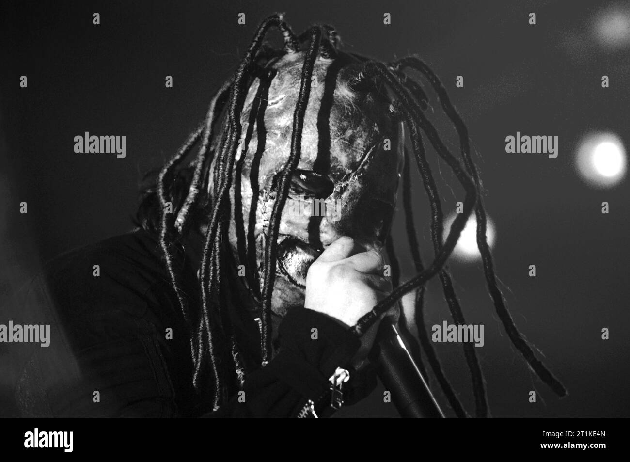 Milan Italy 2001-05-20: Corey Taylor singer of the Slipknot group ...