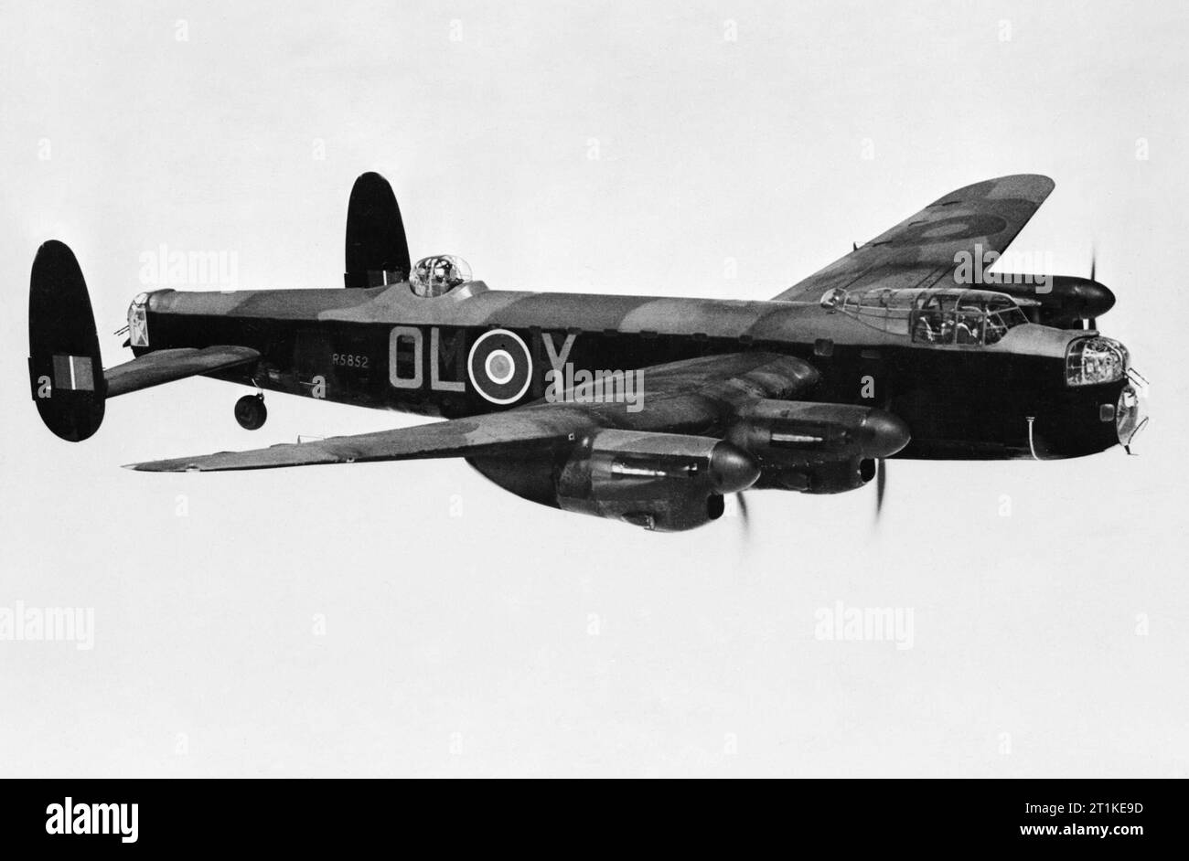 Avro Lancaster Mk I of No. 83 Squadron, based at Scampton in ...