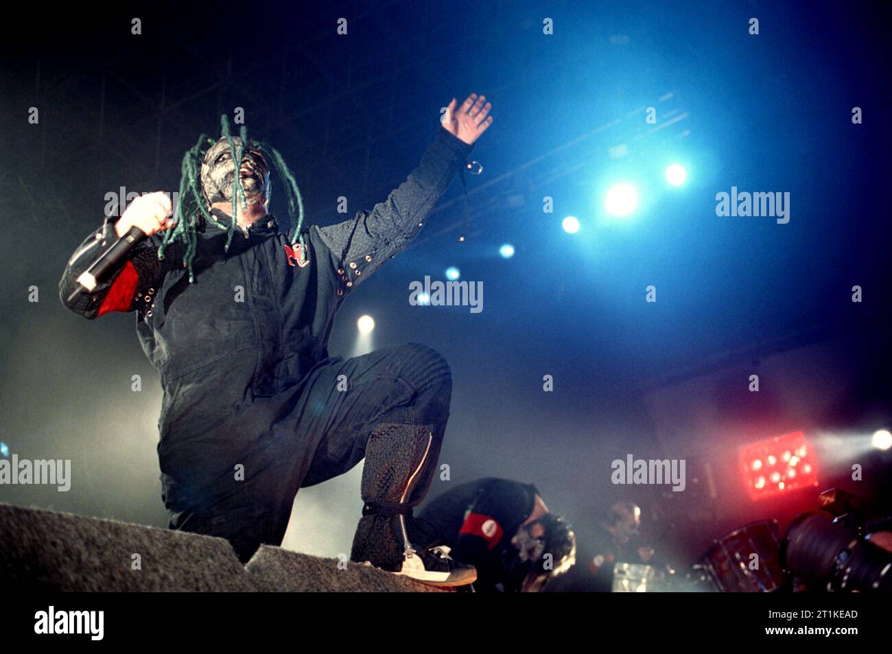 Milan Italy 2001-05-20: Corey Taylor singer of the Slipknot group ...