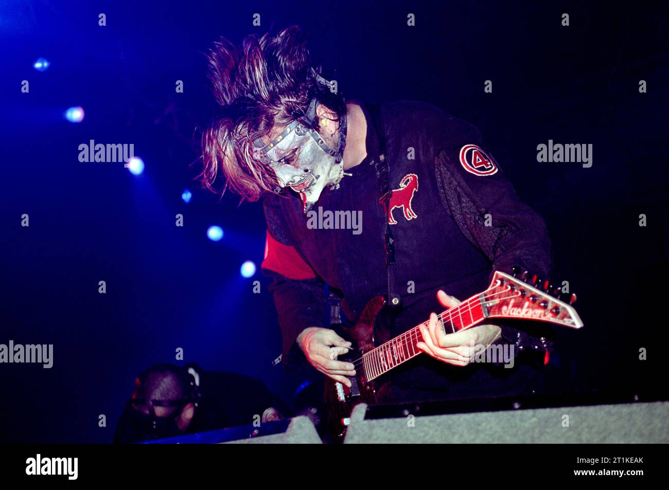 Milan Italy 2001-05-20: Jim Root guitarist of the Slipknot group during ...