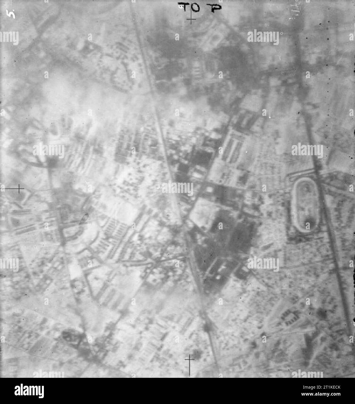 Royal Air Force Bomber Command, 1942-1945. Vertical aerial photograph ...
