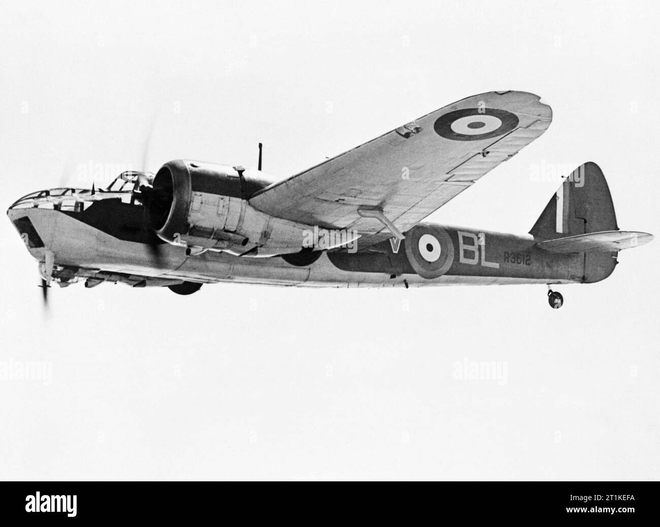 Bristol Blenheim Mk IV of No. 40 Squadron RAF, July 1940. Blenheim Mark ...