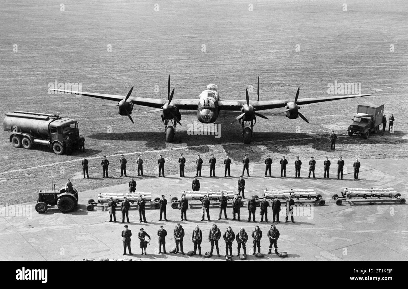 A graphic line-up of all the personnel required to keep one Avro ...