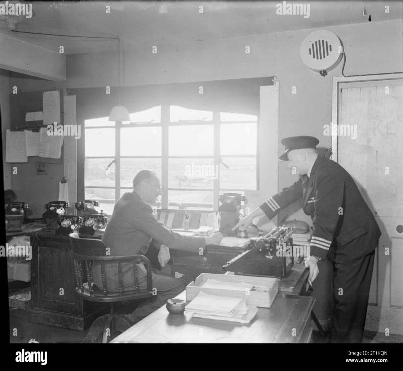 British Overseas Airways Corporation and Qantas, 1940-1945. Interior of ...