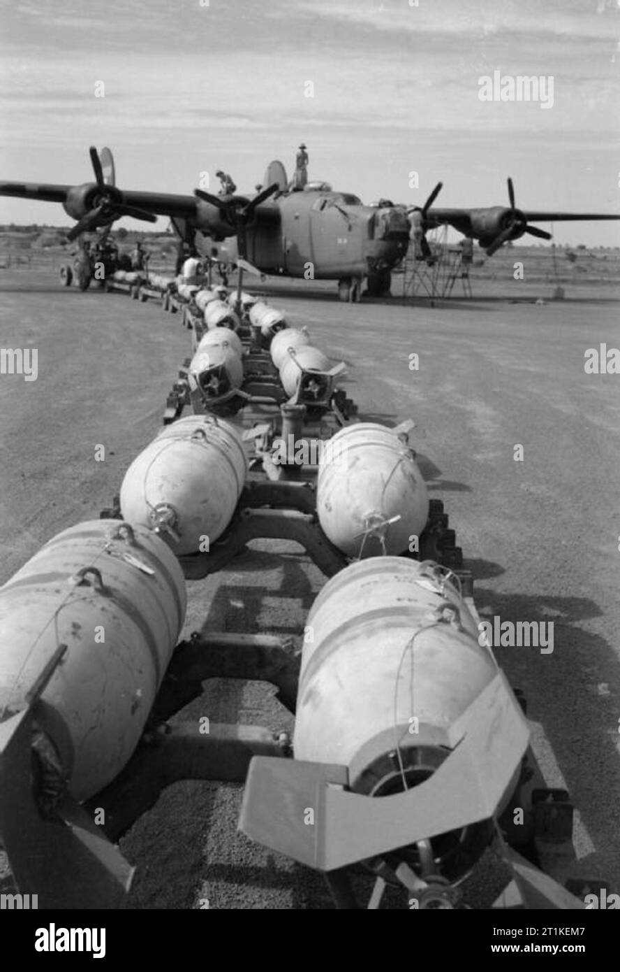 Royal Air Force Operations in the Far East, 1941-1945. 500-lb GP bombs ...