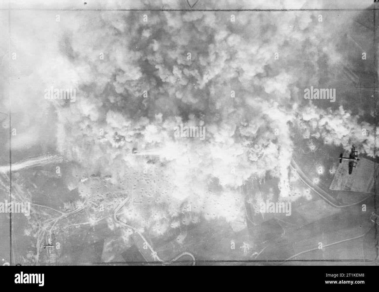 Royal Air Force Bomber Command, 1942-1945. Vertical aerial photograph ...