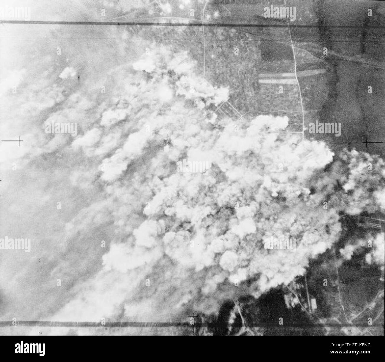 Royal Air Force Bomber Command, 1942-1945. Vertical aerial photograph ...
