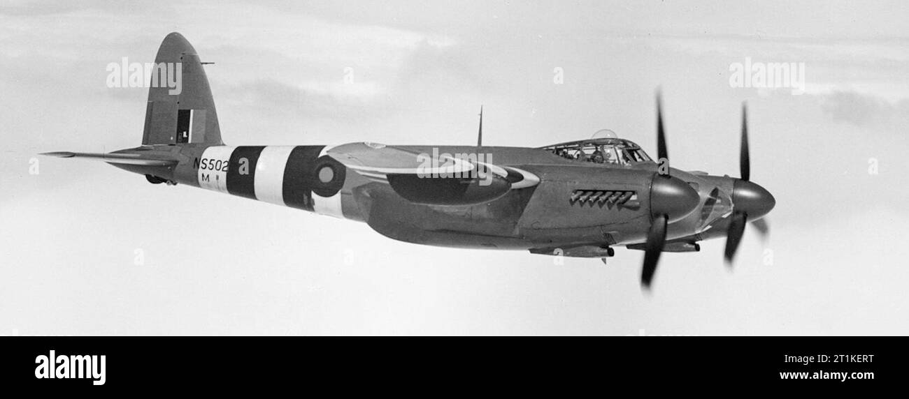 De Havilland Mosquito PR Mk XVI of No. 544 Squadron RAF based at Benson ...