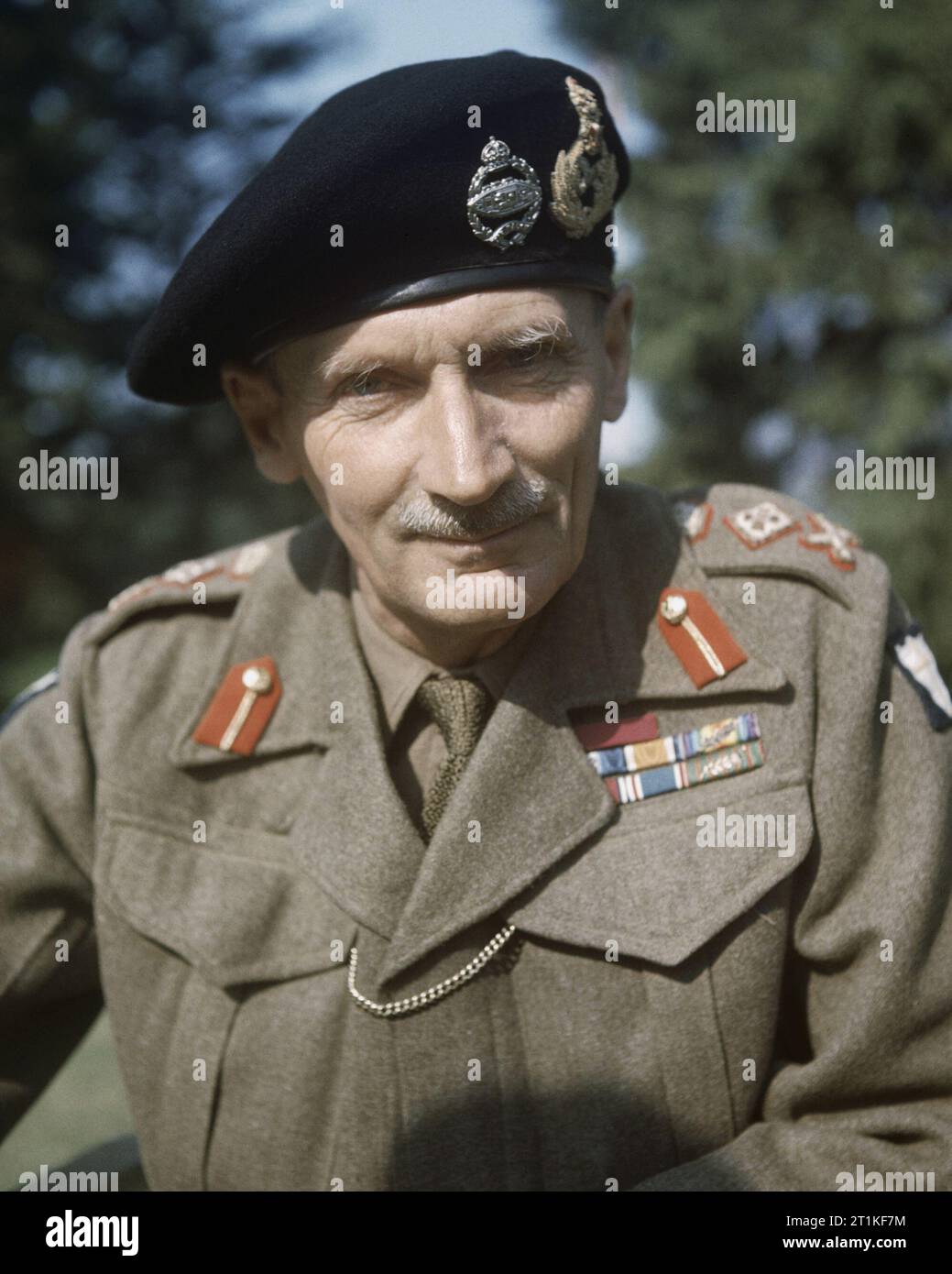 General Sir Bernard Montgomery in England, 1943 Stock Photo - Alamy