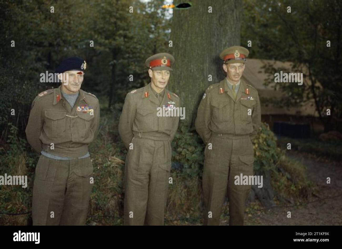 Hm King George Vi With the British Liberation Army in Holland, 13 ...