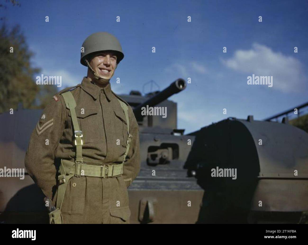 Guards Armoured Training Wing, Pirbright, Surrey, October 1943 A ...