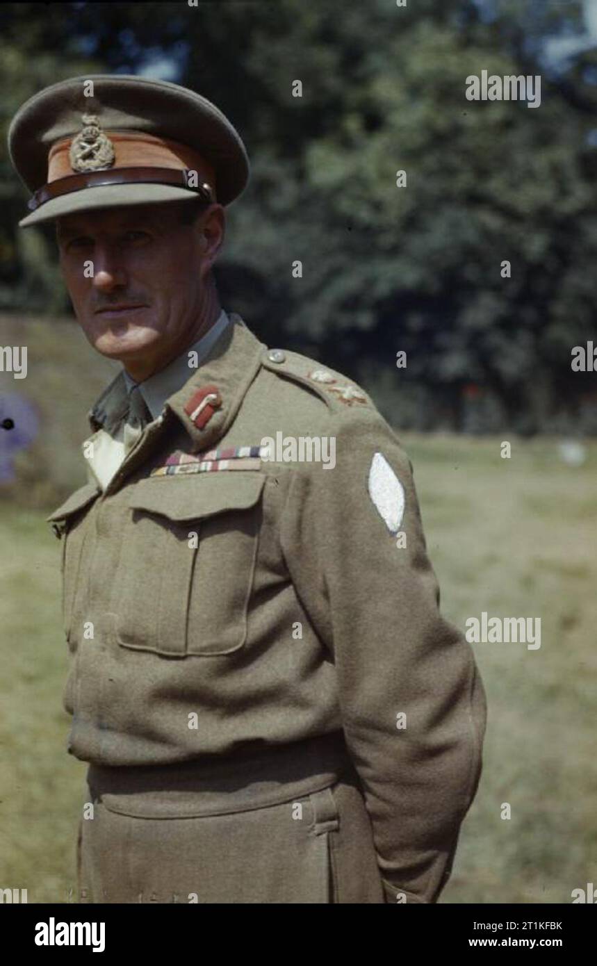 Lieutenant General J T Crocker, Cb, Cbe, Dso, Mc, Commander of 1st ...