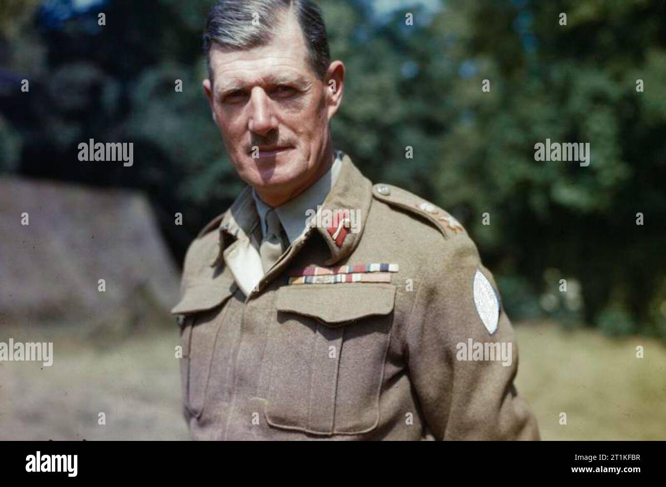Lieutenant General J T Crocker, Cb, Cbe, Dso, Mc, Commander of 1st ...