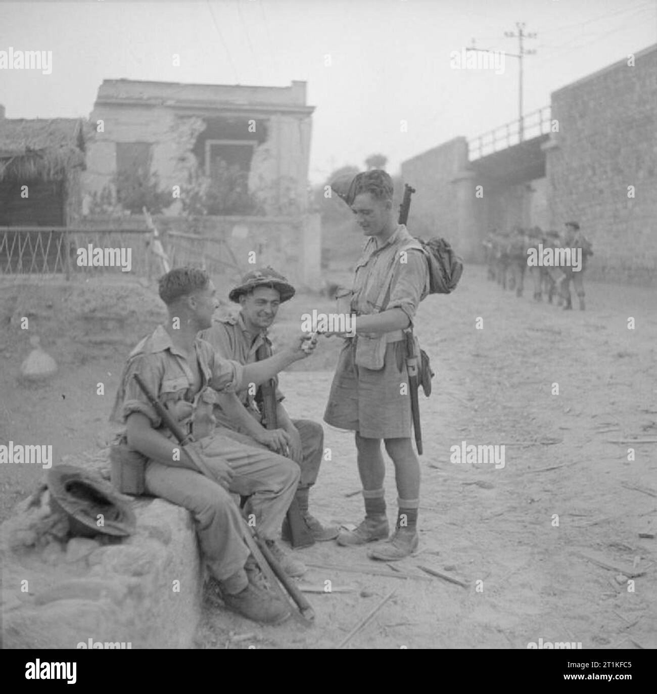 The British Army in Italy 1943 Men of 362 Field Company Royal Engineers ...