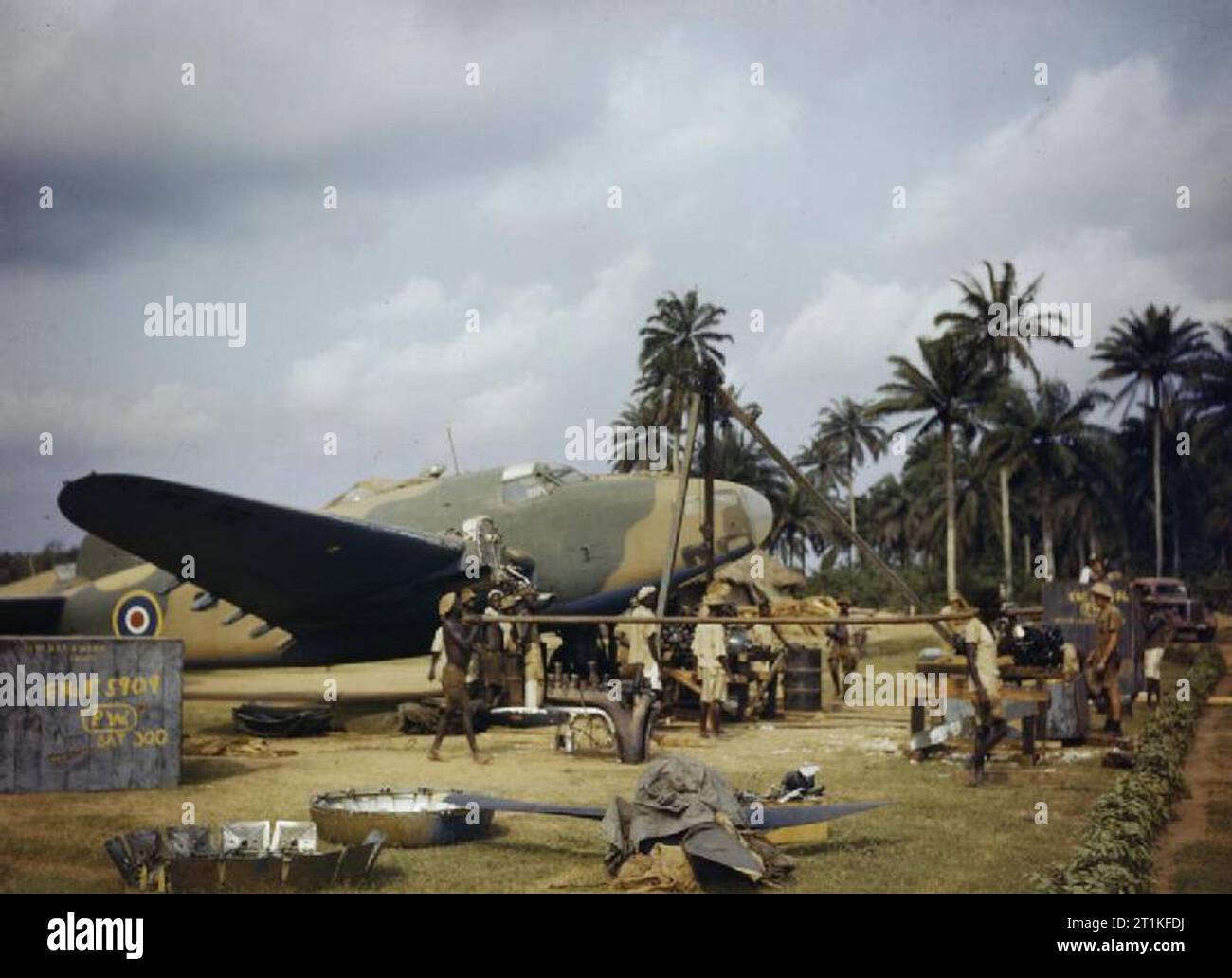 The Royal Air Force in West Africa, April 1943 Royal Air Force fitters ...