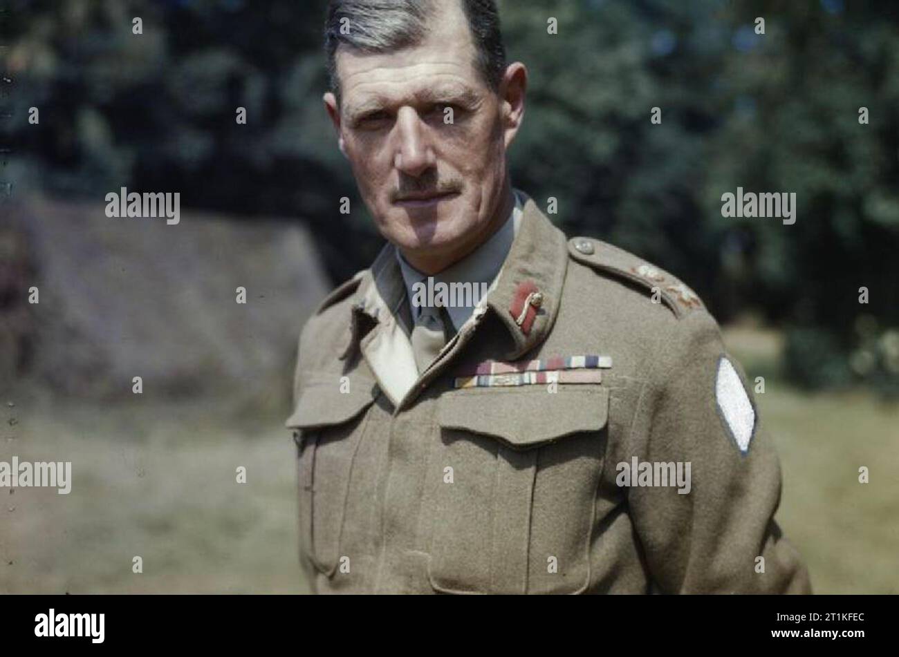 Lieutenant General J T Crocker, Cb, Cbe, Dso, Mc, Commander of 1st ...