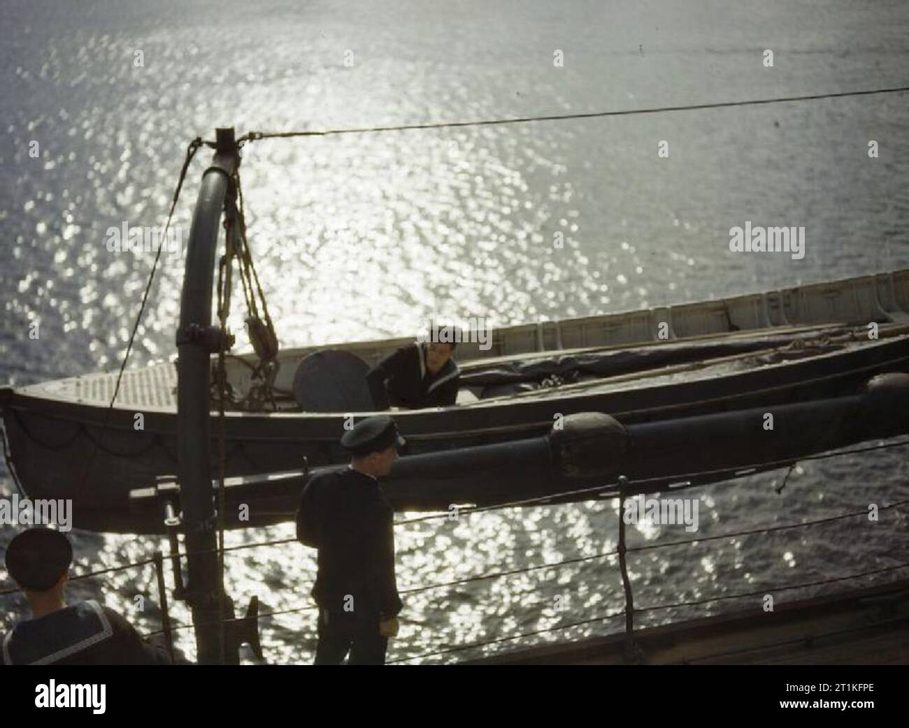 On Board the Submarine Depot Ship HMS Forth, Holy Loch, Scotland, 1942 ...