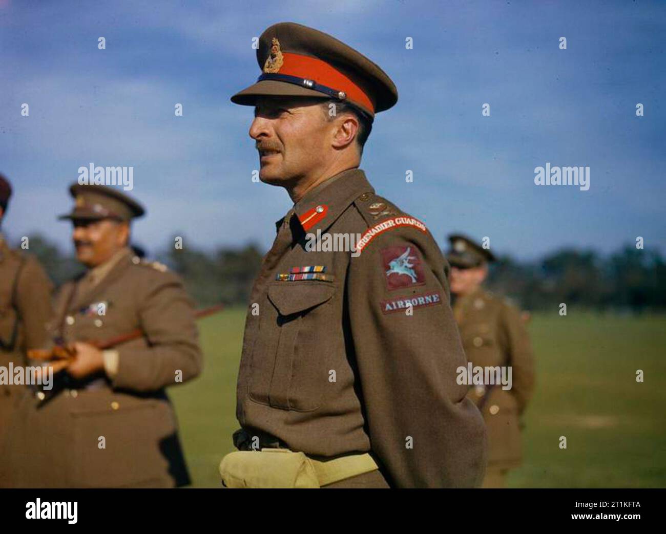 Paratroop Training in Netheravon, Britain, October 1942 Half length ...