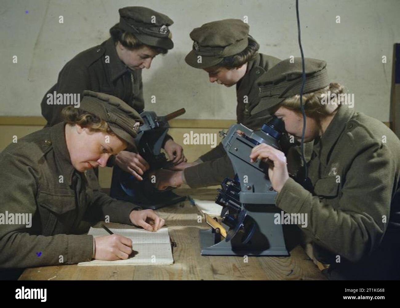 The Auxiliary Territorial Service at An Anti-aircraft Gun Site in ...