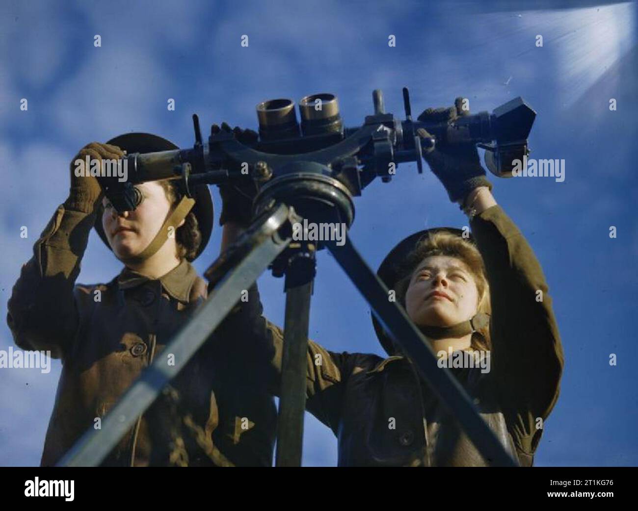 The Auxiliary Territorial Service at An Anti-aircraft Gun Site in ...