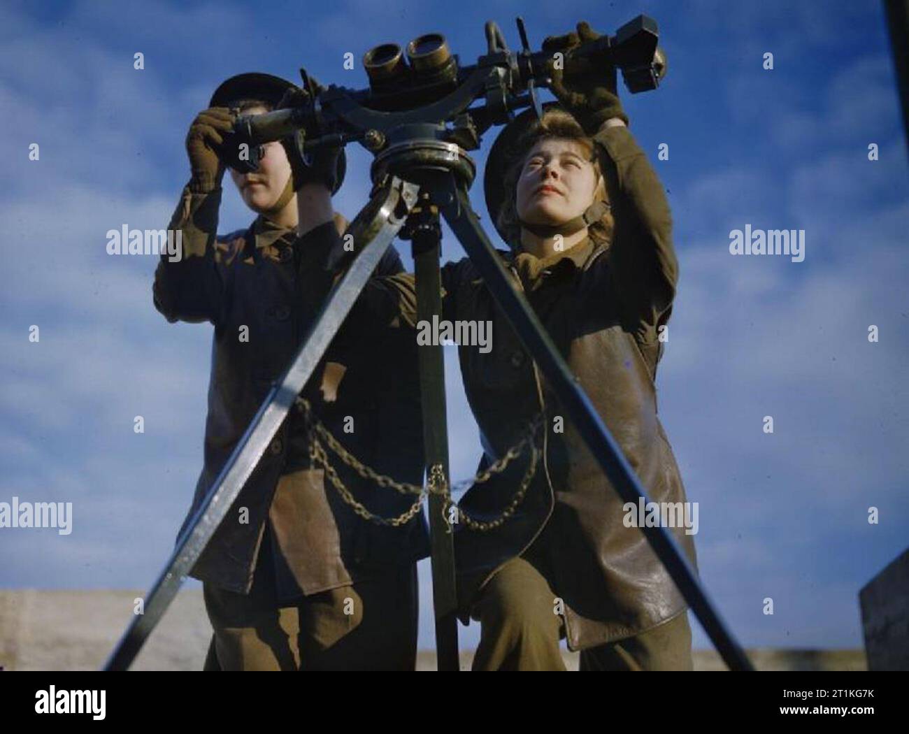 The Auxiliary Territorial Service at An Anti-aircraft Gun Site in ...