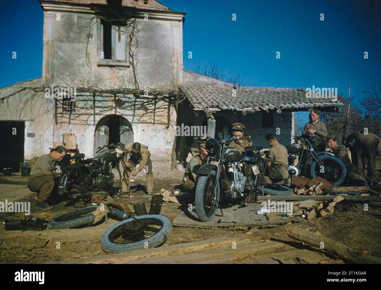 The Crossing of the Garigliano River by the Fifth Army, Lauro, Italy ...